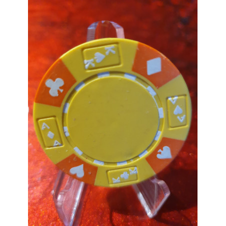 25 Jetons Tricolore AK Jaune